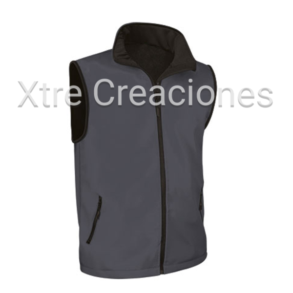 Chaleco softshell unisex gris – Xtre Creaciones