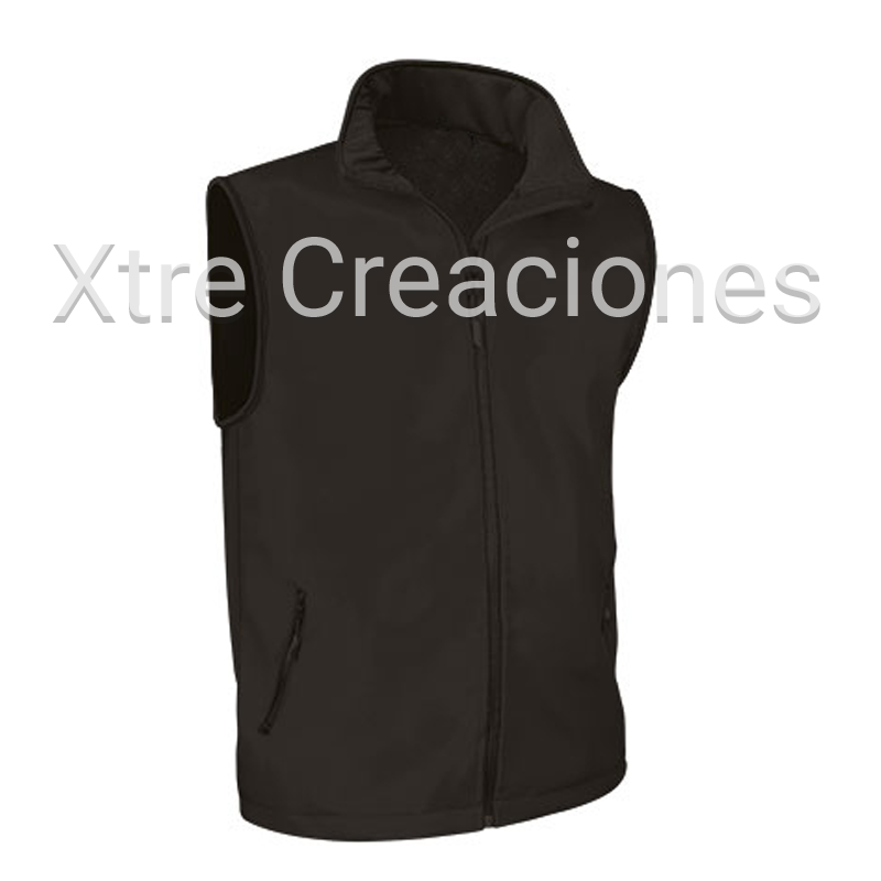 Chaleco softshell unisex negro – Xtre Creaciones